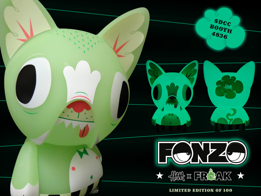 The Blot Says...: SDCC 12 Exclusive GID Fonzo by Gary Ham & Freak Store