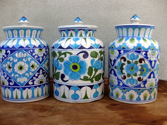 Stunning Blue Pottery from Jaipur in the Vibrant and Colorful State of ...