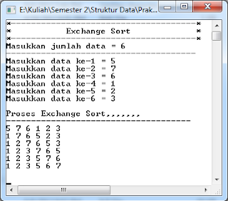 Contoh Program Sorting Menggunakan Exchange Sort pada C++ | Sekedar ...