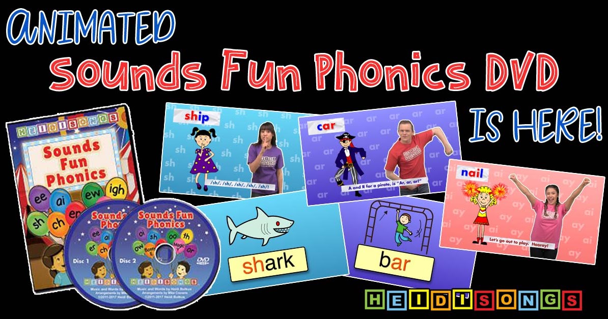 Animated Sounds Fun Phonics DVD is HERE!