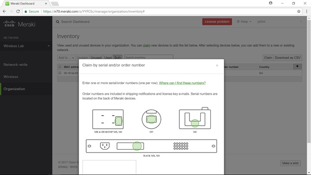 My Network Lab: Configuring Meraki MS Cloud Managed Switch