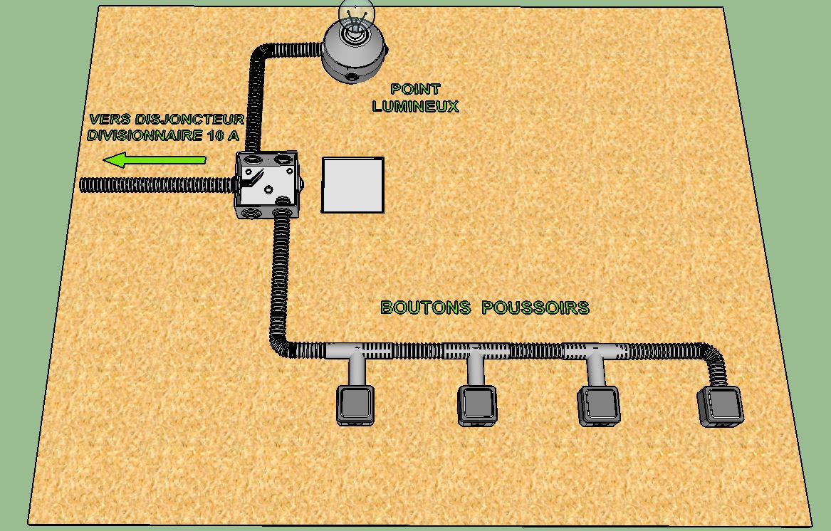 BRANCHEMENT ELECTRIQUE COMMENT FAIRE ? Circuit Eclairage Télérupteur ...