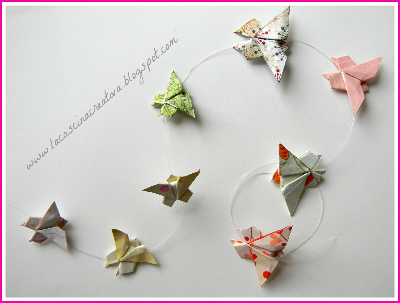 la cascina creativa: Farfalle origami