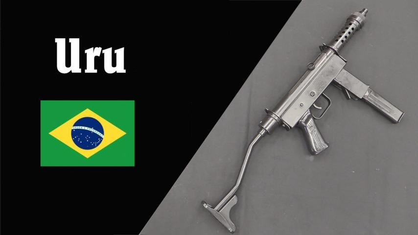 Sub-metralhadora Uru - Calibre 9mm Luger - 100% Brasileira! - Sala de Armas