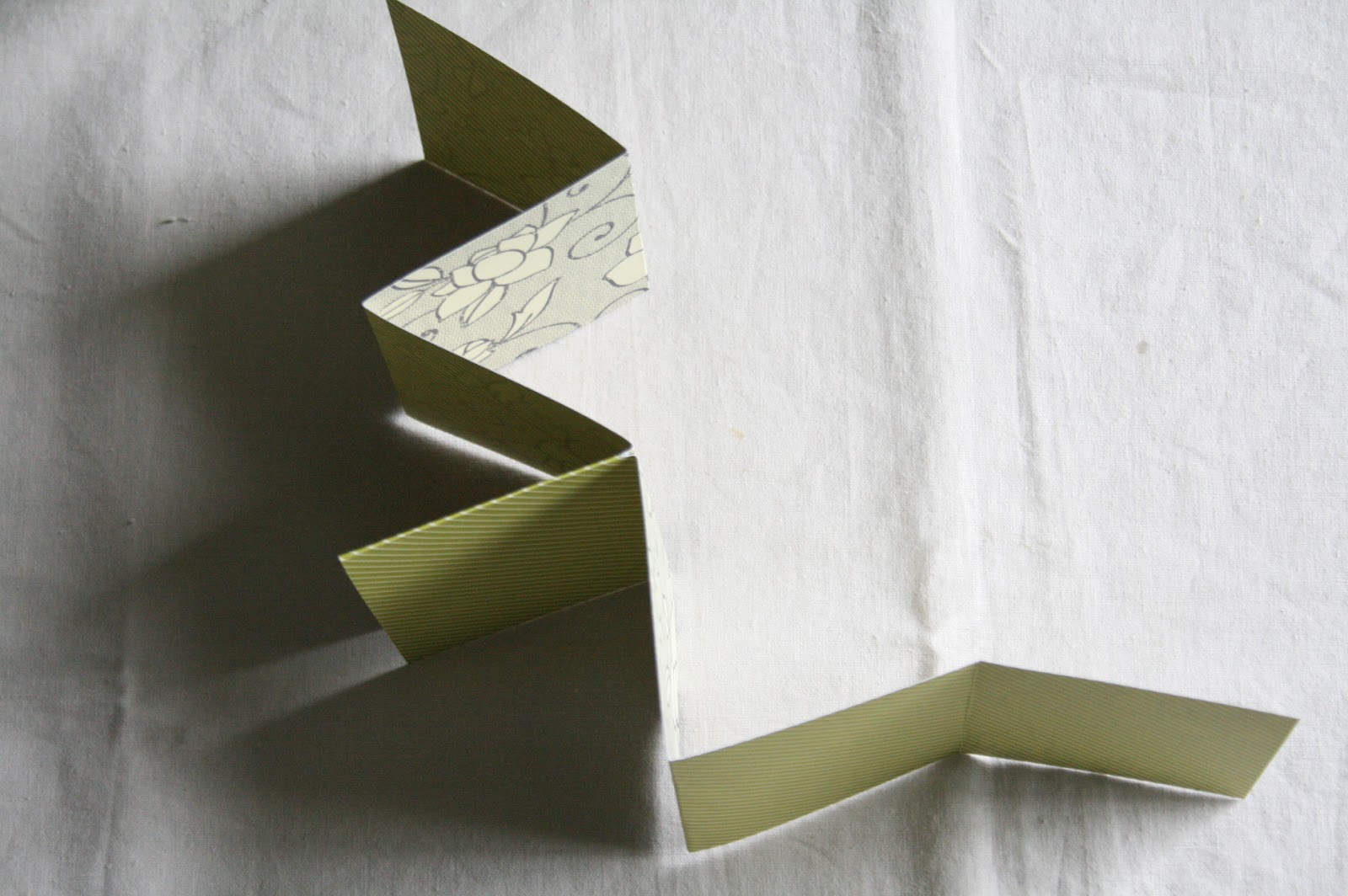 The Creative Place: DIY :: Mini Album from One Sheet of Paper