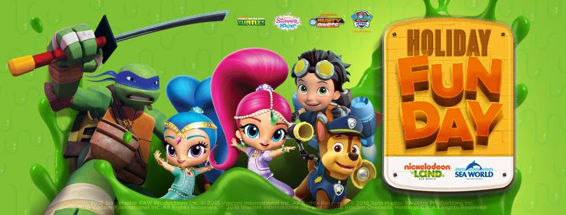 NickALive!: Nickelodeon Holiday Fun Days at Pacific Fair | Nick Australia