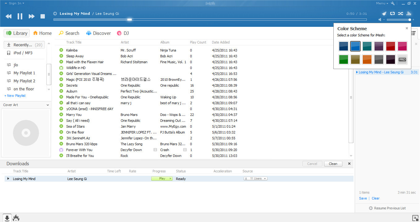 HummingTechWalls: iMesh Music Downloader - Player