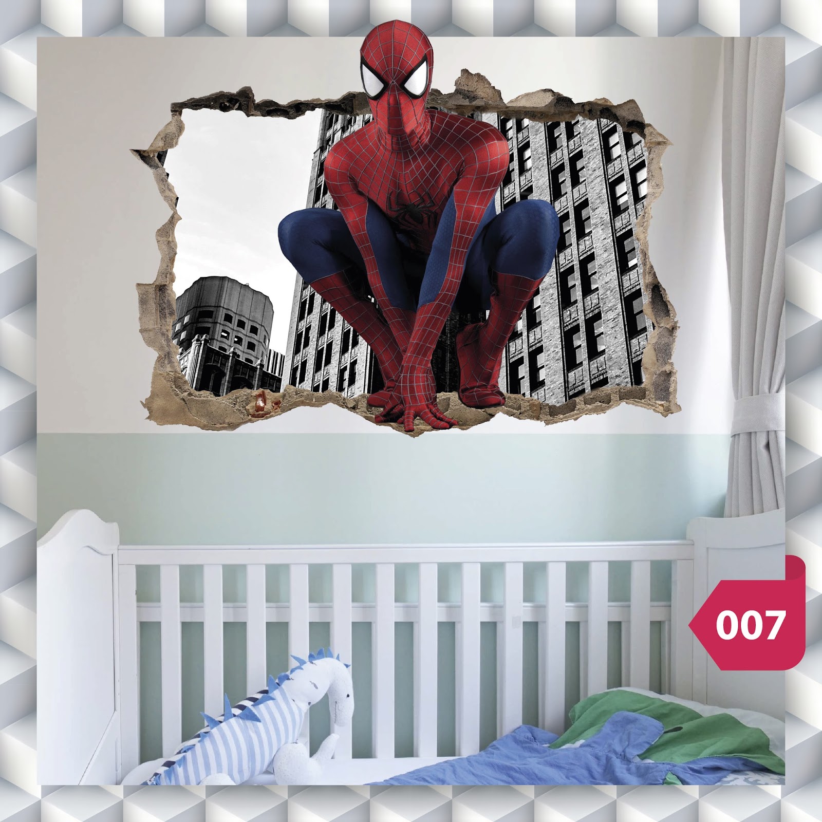 Deco Nueve: Vinilo 3D - Pared