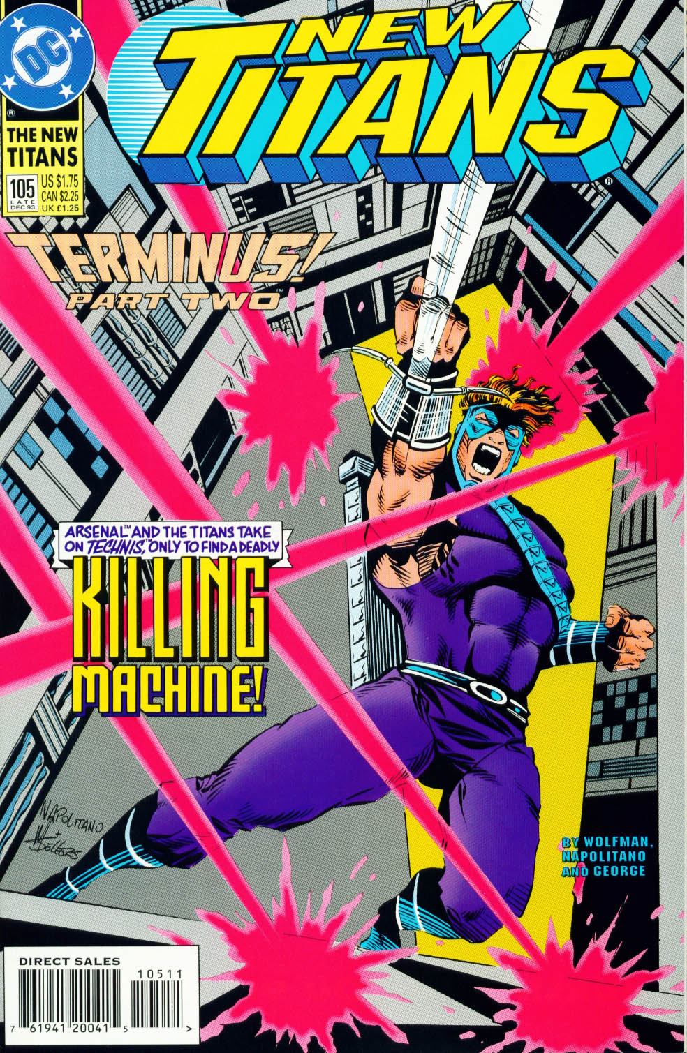 Read online The New Titans (1988) comic - Issue #105