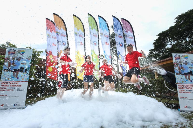 RUNNING WITH PASSION: Media Release: Great Eastern Bubble Dash 2016 ...