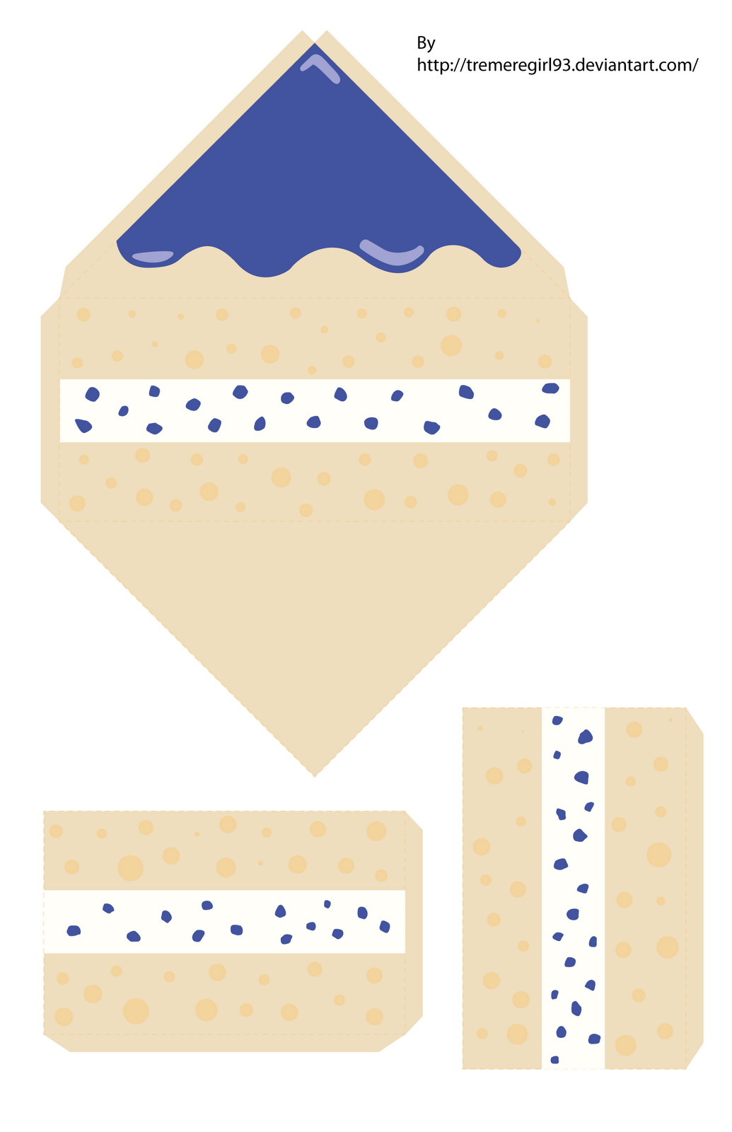 Usagizu Cakes: Paper Craft cakes cutes