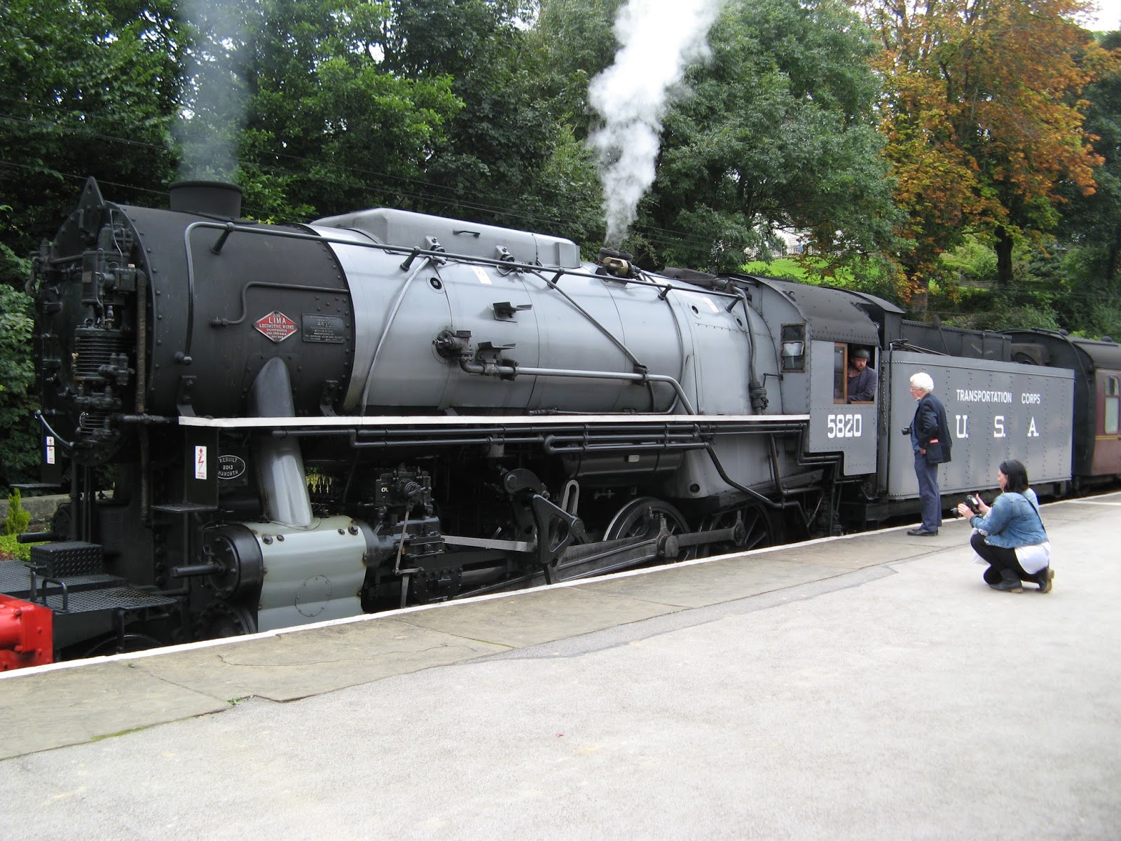 Steam Memories: USA Army transport command S160 No 5820