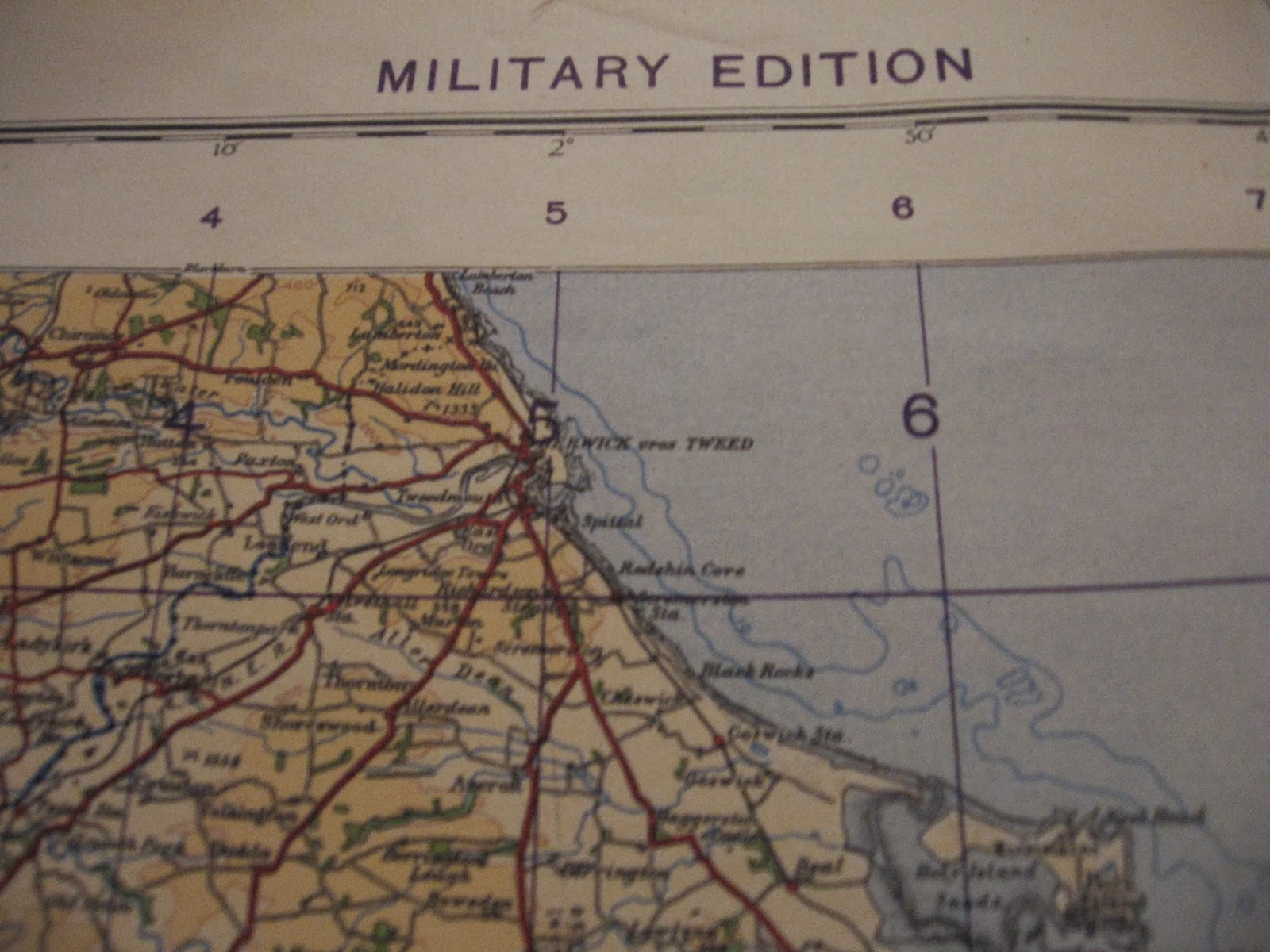 Secret Scotland - Military Ordnance Survey Maps: World War II Ordnance ...