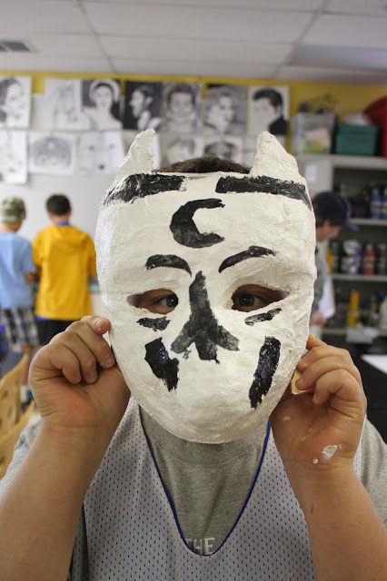 Grauer Art: Cultural Animal Plaster Masks, 6th Grade Art