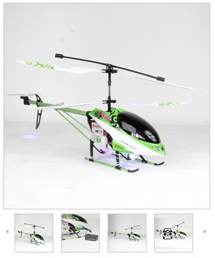 3CH Metal RC Helicopter with Gyro Batteries Included : Rc helicopter