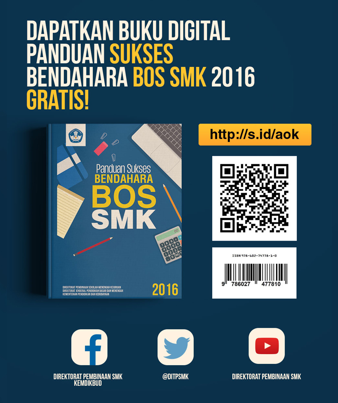 PANDUAN SUKSES BENDAHARA BOS SMK TAHUN 2016 - Tim Dapodik