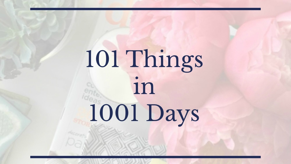 The Mrs. on H Street: The New 101 List