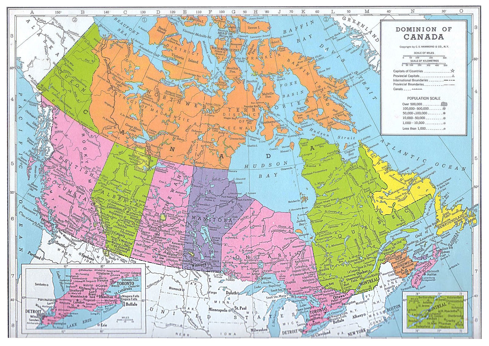 Mapas do Canadá - Geografia Total™