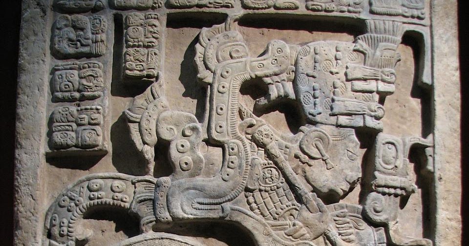 Unknown: Lintel 25 from Yaxchilan (A.D. 755-779)