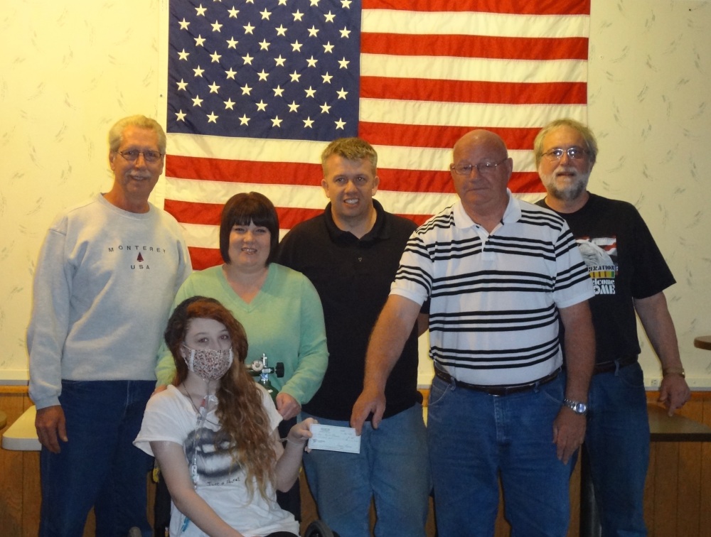 DarkeJournal.com: Greenville VFW Presents $500 to "Courage for Corynna"