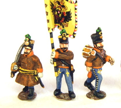 Miniature Soldiers: Austrian Grenzer Regiment Nr. 4th in 1848