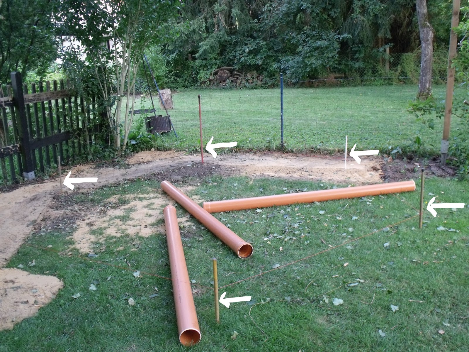 Heidis grüne Ecke: Plan für ein Kräuterhaus und 1. Phase der Umsetzung