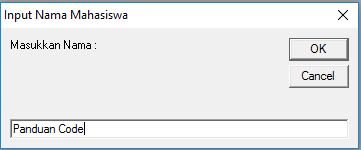 Membuat Fungsi Input Box Dengan Visual Basic - Panduan Code