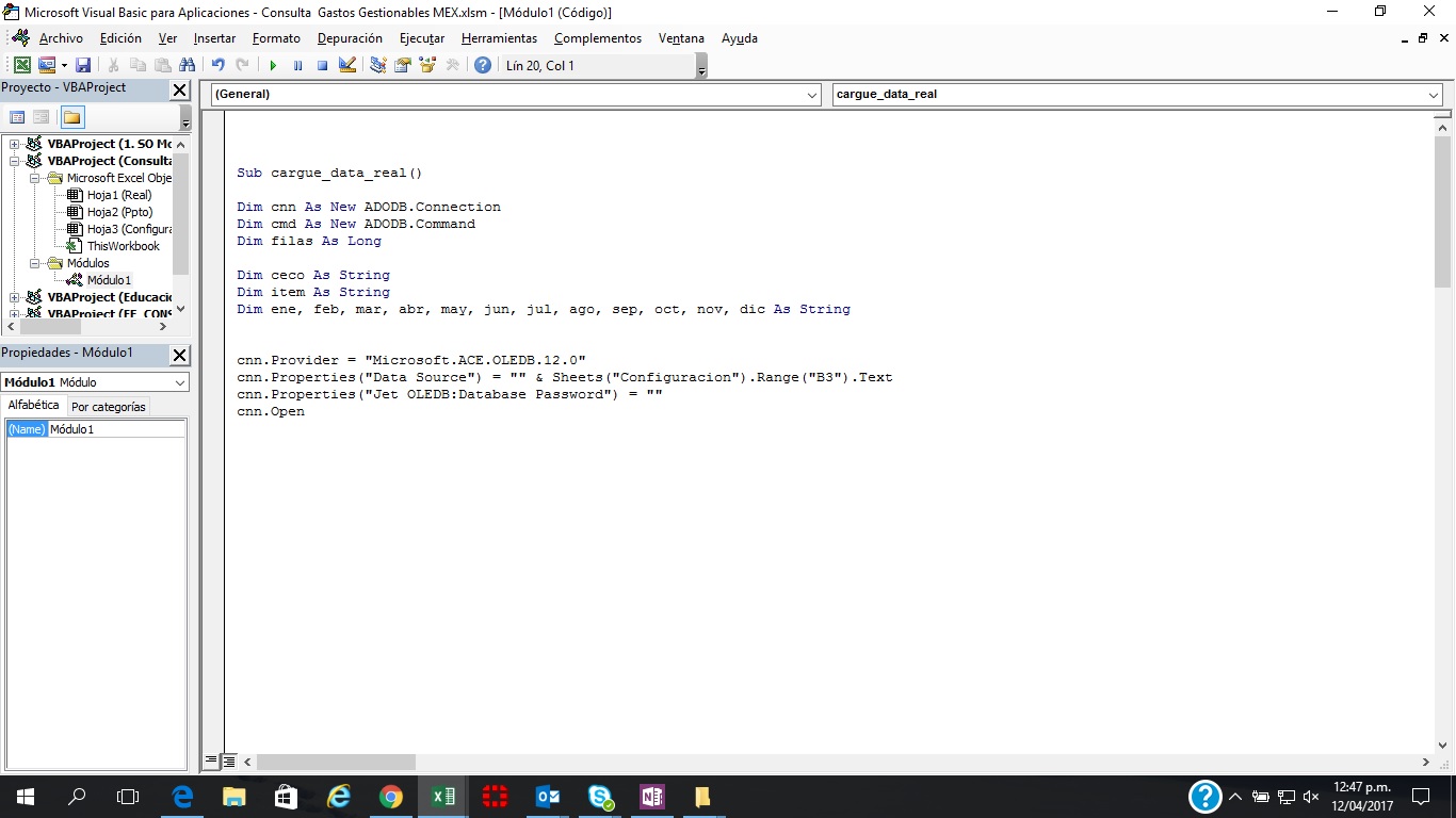 Finanzas, excel, vba, sql y algo más...: Ejecutar la instrucción INSERT ...