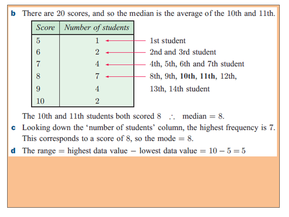 Math 9: CHAPTER 8 - STATISTICS