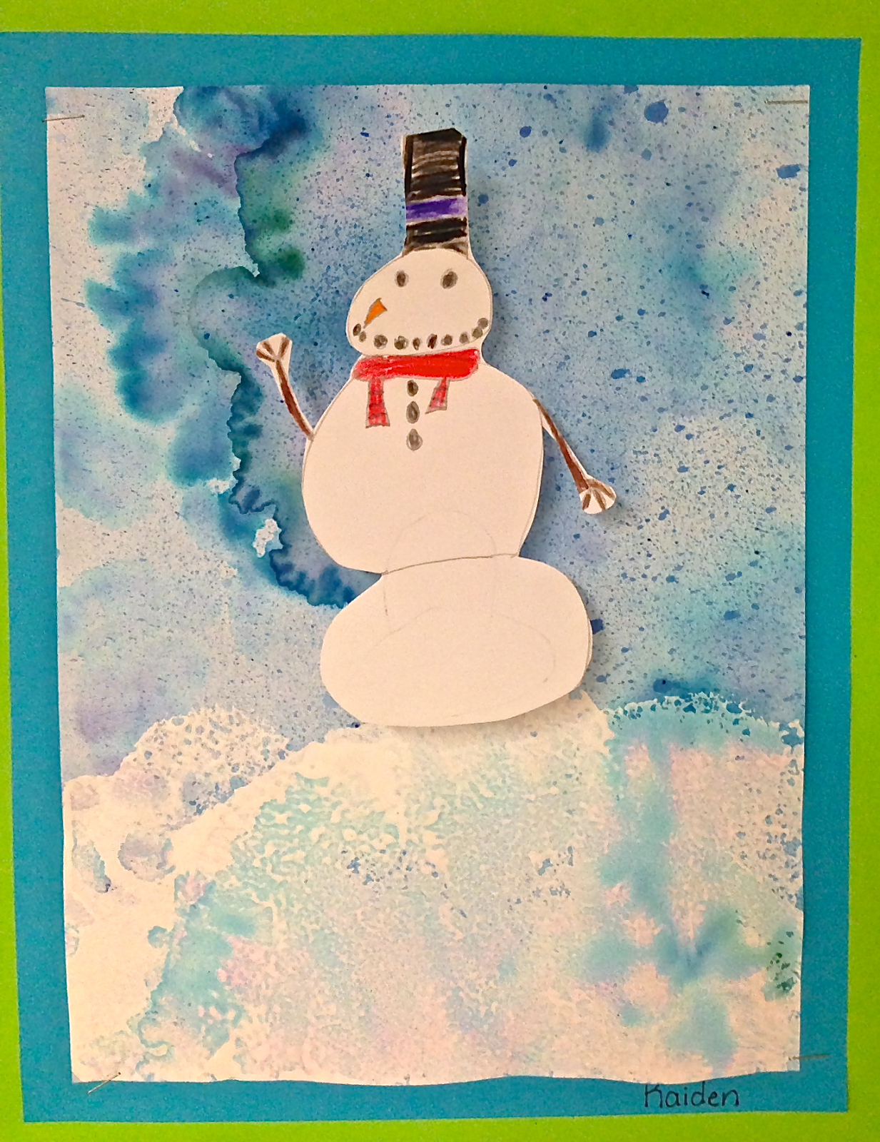 The Creative Colorful Classroom: Snowman Winter Bulletin Board