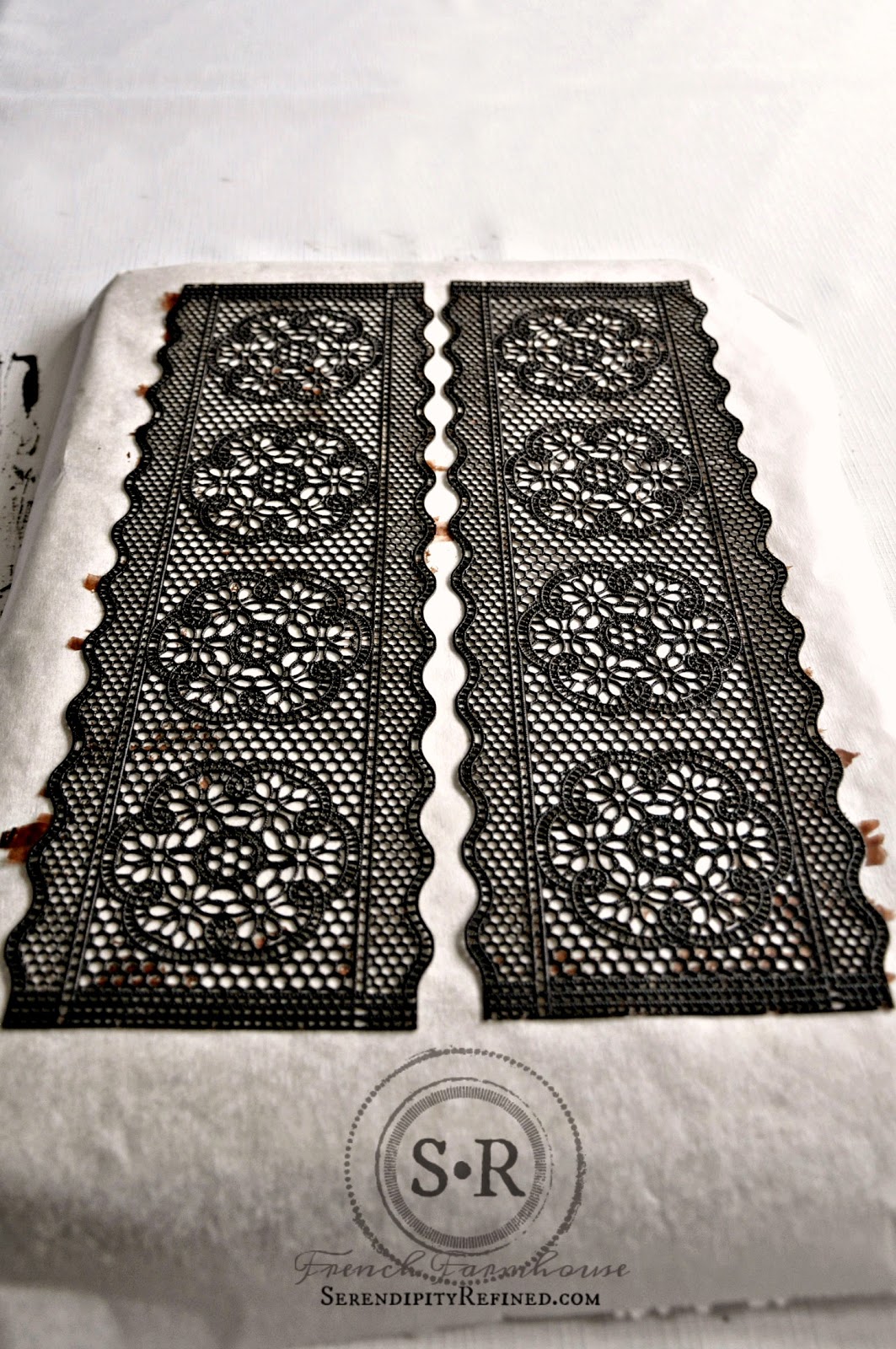 Serendipity Refined Blog: Easy Chocolate Lace Cake Decorations with ...