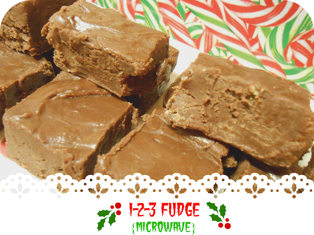 Served Up With Love: 1-2-3 Fudge ~ Weekend Potluck #253