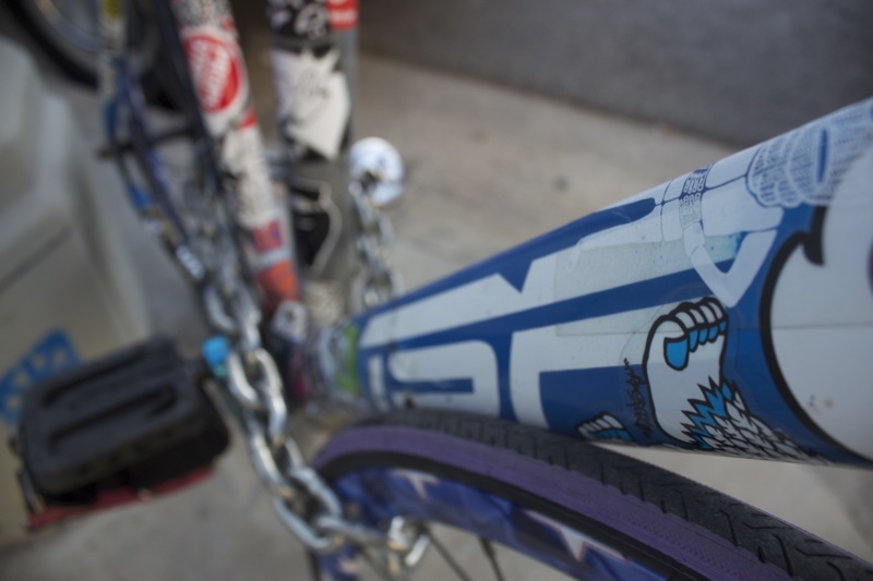 MELROSEandFAIRFAX: Awesome Sticker Combo Fixed Gear Bike