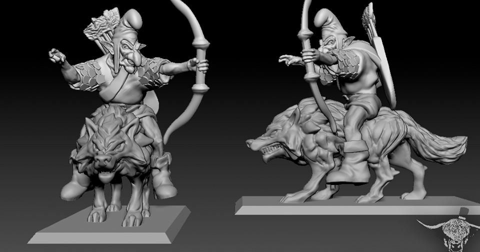 10mm Wargaming: Hobgoblin Wolf Riders from Dancing Yak Miniatures