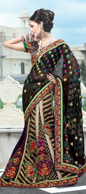 Lehenga style saree - Choli Sarees