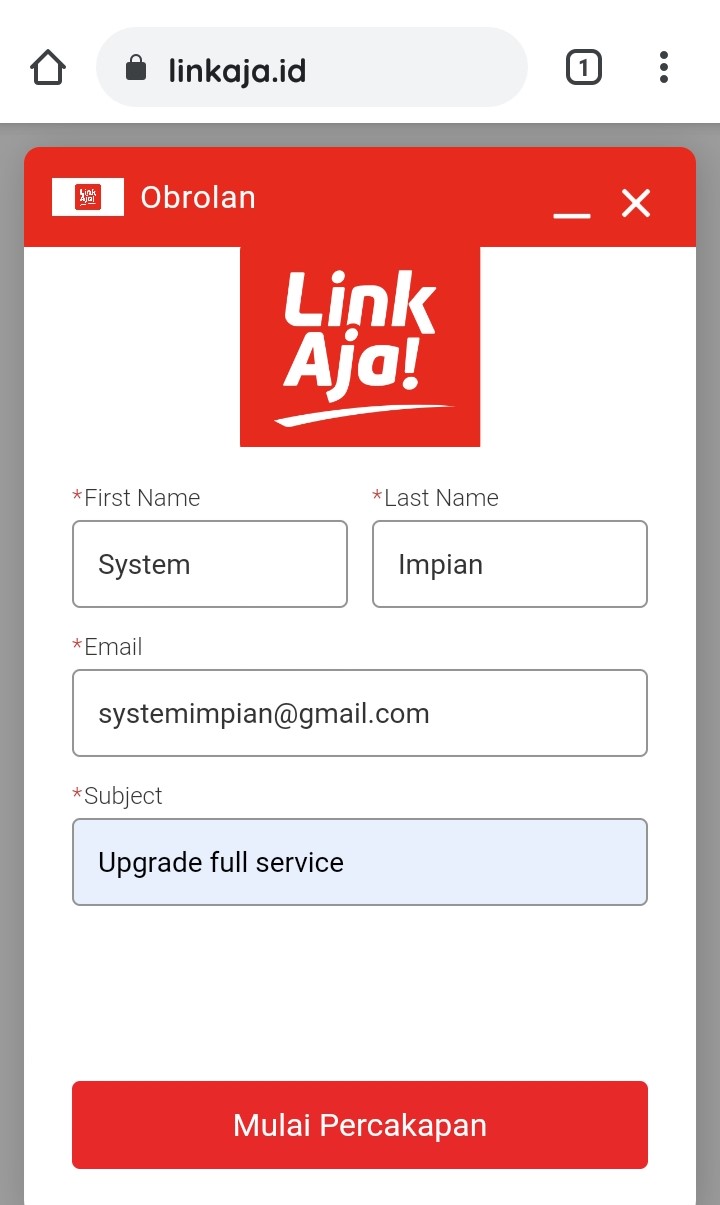 Upgrade LinkAja Full Service Tidak Perlu Menunggu 24 Jam Dengan Cara ...