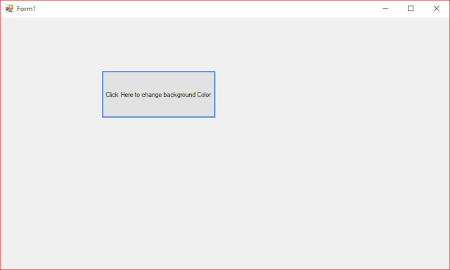 18 Program to change Background color of the form when user clicks on ...