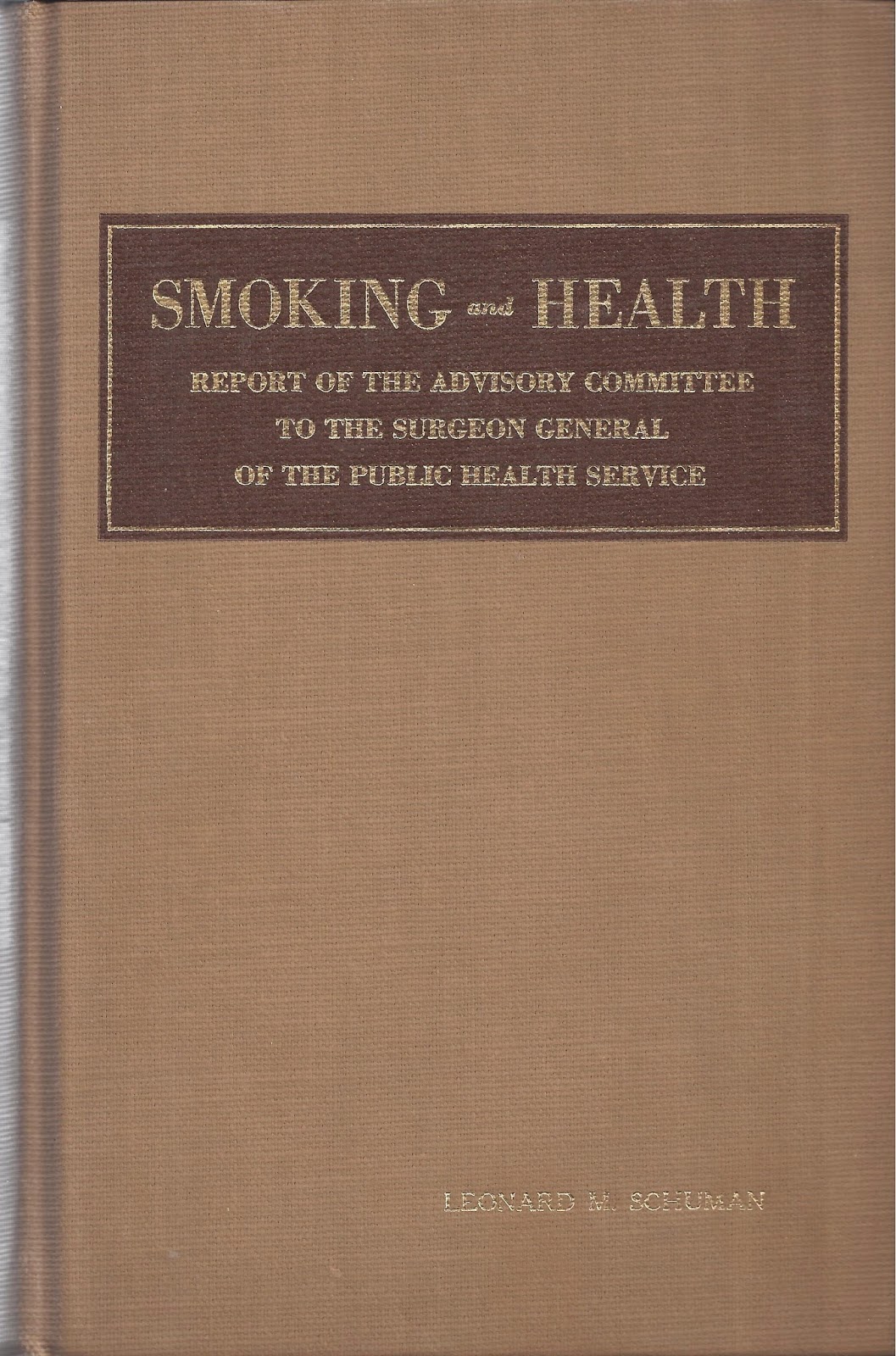 American Book Collecting: Knowing When to Quit: The 1964 Smoking Report