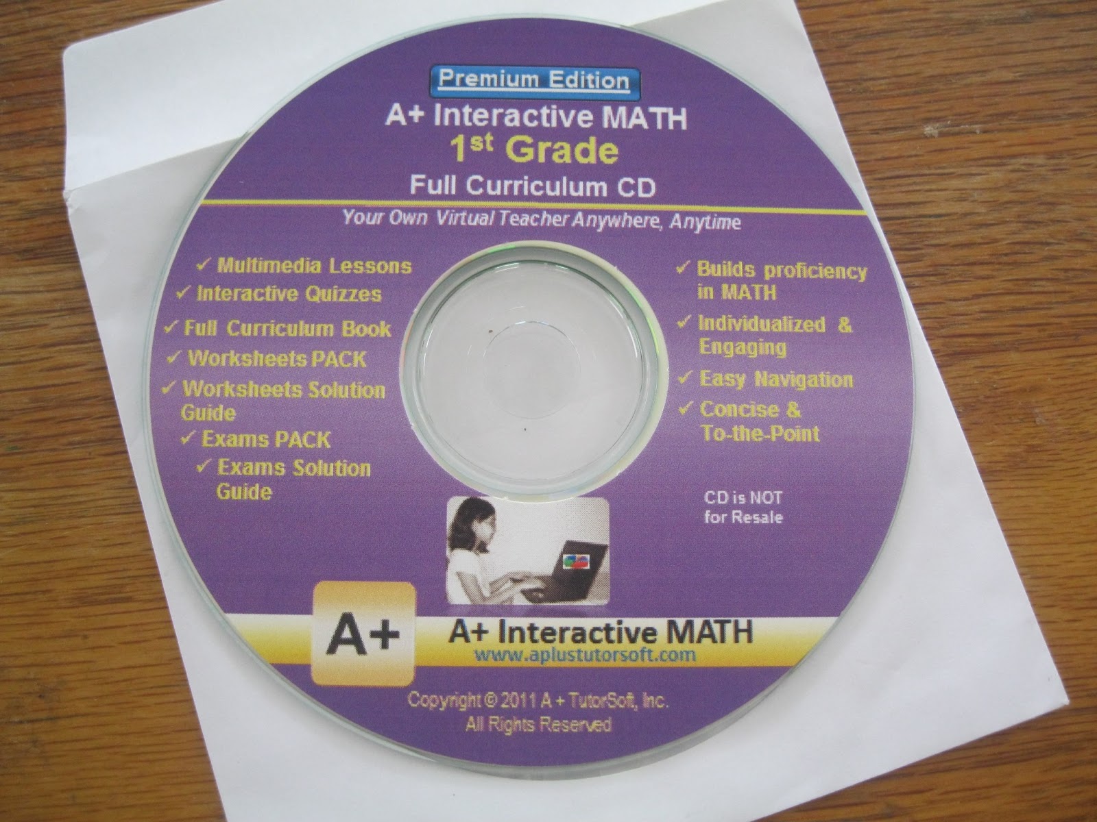 A+ Tutorsoft CD Software Review - For Him and My Family