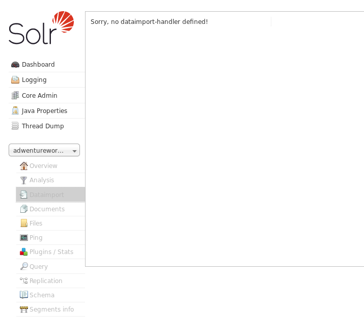 Solr 7 beginner tutorial: dataimport from PostgreSQL database Solr 7 beginner tutorial: dataimport from PostgreSQL database