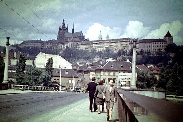 Wonderful Color Photos of Prague in 1946 ~ Vintage Everyday