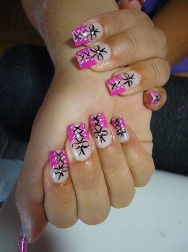 Nail Art: Beautiful Ribbon Nail Designs