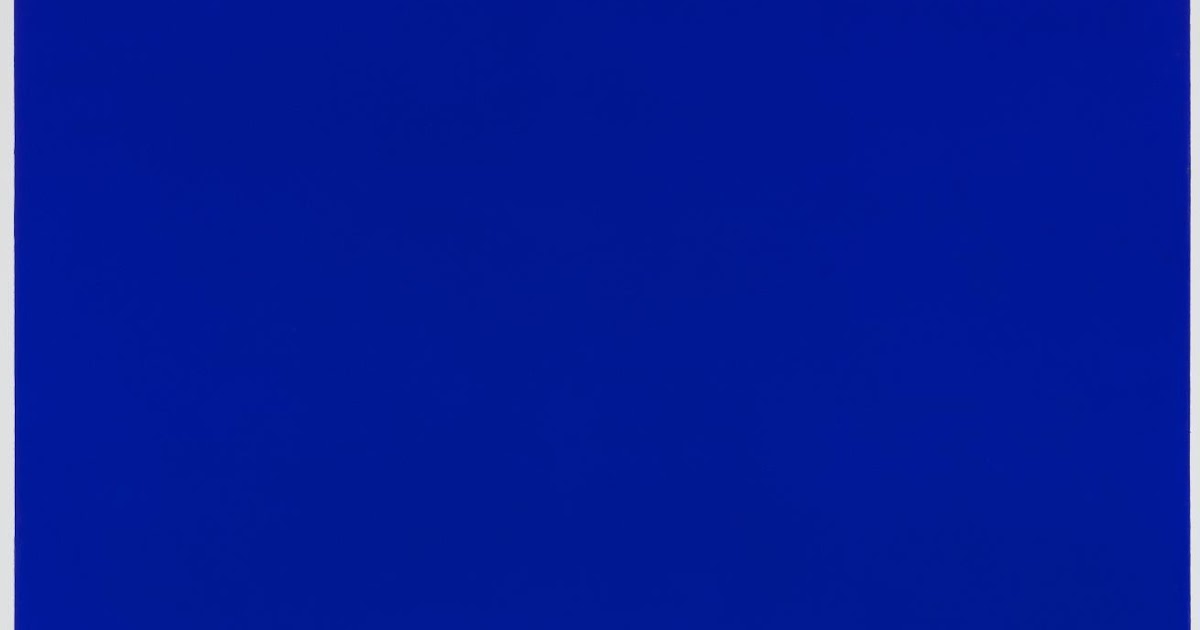 Blu Klein - International Klein Blue (IKB): Step 01 - Un passo verso l ...