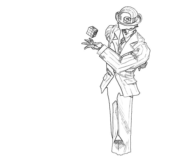 The Riddler Coloring Pages