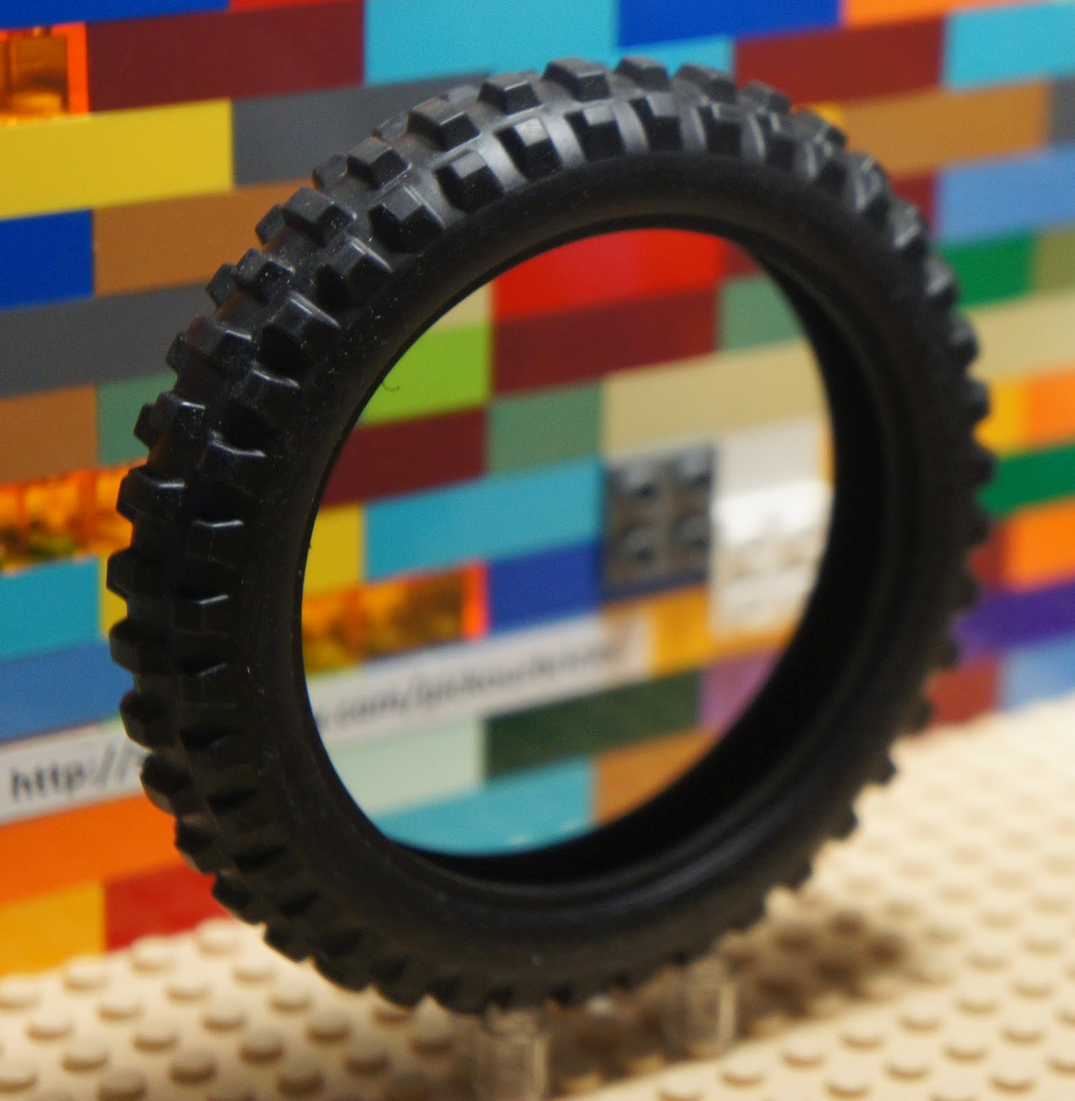 LEGO 11957 Black Motorcycle Rubber Tyre Ø 100,6 for Trucks Vehicles ...