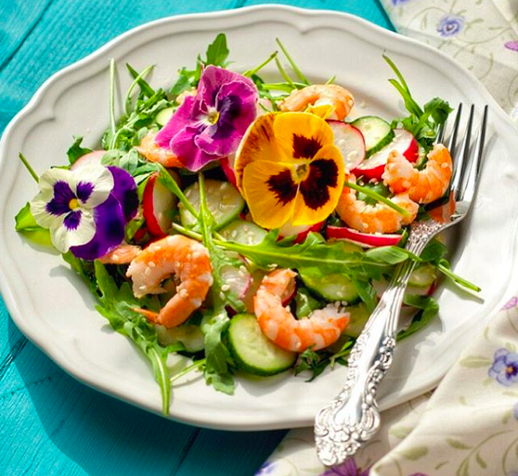 Flores Comestíveis - Menu Criativo - Receitas