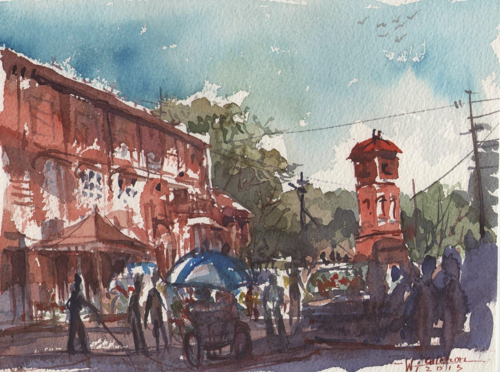 Mail Art Project: "Glimpses of Everyday Life": WILFREDO CALDERON, Singapore