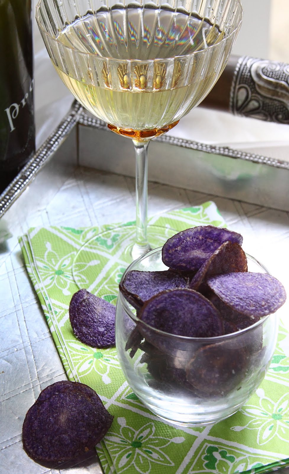 ShowFood Chef: Truffled Potato Chips - Peruvian Purple Potatoes