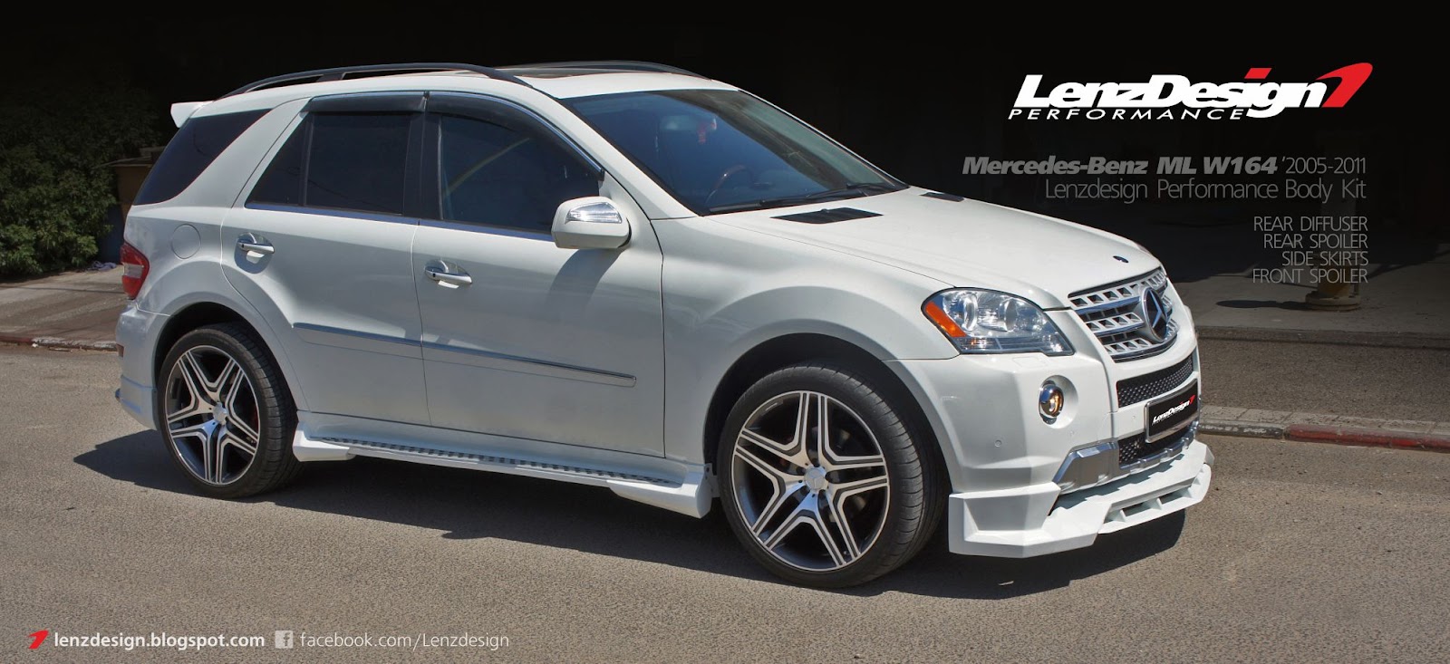 Mercedes-Benz ML W164 Lenzdesign Bodykit & Spoilers