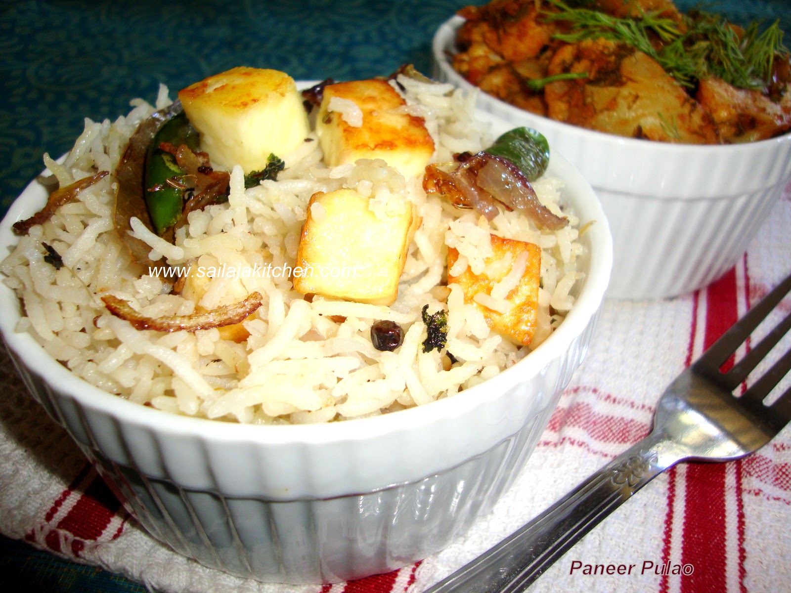 Sailaja Kitchen...A site for all food lovers!: Paneer Pulao Recipe ...